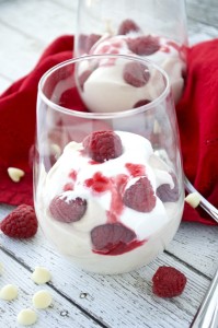 White Chocolate Raspberry Mousse - Fashionable Foods