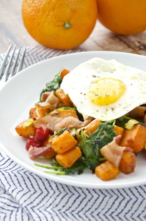 Sweet Potato and Kale Hash - Fashionable Foods