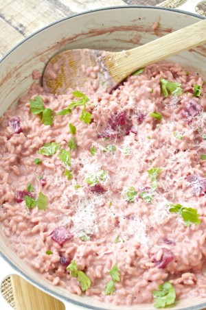 Red Beet Risotto - Fashionable Foods